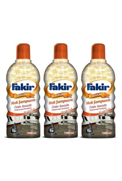 Fakir Halı Şampuanı Matik Portakal 3 x 1 lt Fakir Halı Şampuanı Matik Portakal 3 x 1 lt