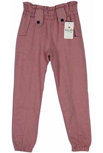 Baby Star Kız Çocuk Apoletli Paça Lastikli Eşofman