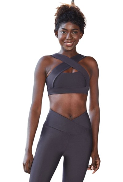 Kadın Dekolte Tasarım Spor Sütyeni 206