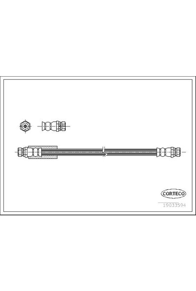Corteco 19033594 Arka Fren Hortumu Audi A3 1.6 03-12 1.6fsi 03-07 1.9tdi 03-10 2.0tdi 06-12 Golf V 1.4tsi 06-08 1.9 1K0611775 (WA426877) Corteco 19033594 Arka Fren Hortumu Audi A3 1.6 03-12 1.6fsi 03-07 1.9tdi 03-10 2.0tdi 06-12 Golf V 1.4tsi 06-08 1.9 1K0611775 (WA426877)