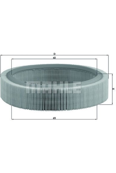 Mahle LX317 Hava Filtresi R9 R19 Clio Enj 1444K2 (WF482978)