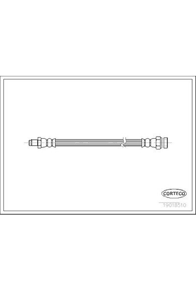 Corteco 19018510 Fren Hortumu On 190 W201 85-93 W124 85-93 W126 85-91 R129 93-01 1234280635 (WH172141) Corteco 19018510 Fren Hortumu On 190 W201 85-93 W124 85-93 W126 85-91 R129 93-01 1234280635 (WH172141)