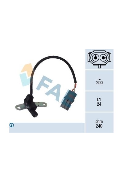 Fae 79021 Eksantrik Mil Sensoru R19 Megane I Clio I Laguna I 1.2 / 1.4 / 1.6 / 1.8 / 1.9 7700747548 (WH261751) Fae 79021 Eksantrik Mil Sensoru R19 Megane I Clio I Laguna I 1.2 / 1.4 / 1.6 / 1.8 / 1.9 7700747548 (WH261751)