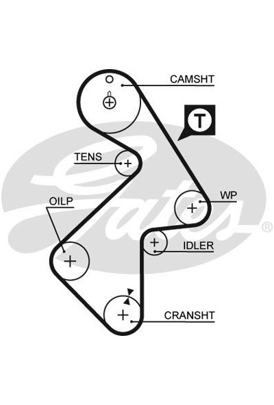 Gates 5202XS Triger Kayisi (163X267) Toyota (GD163STP8M267H) CT998 (WF872683) Gates 5202XS Triger Kayisi (163X267) Toyota (GD163STP8M267H) CT998 (WF872683)