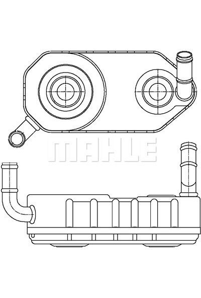 Behr Mahle CLC177000S (8MO376787-671) Yag Sogutucu (190X90X55) (Otomatik) Golf Iıı 1.4 1.6 1.8 2.0 91-97 Aex Aee Aea Aft Ahu Ale (YN:CLC177000S) 8MO376787671 (WA324917)
