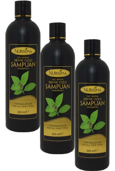 Siftaholsun Bitki Özlü Defne Şampuanı 350 Ml, 3' Li