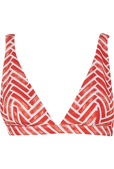 DeFacto Nefes İstanbul X Defacto Regular Fit Desenli Bikini Üstü X7799AZ22HS