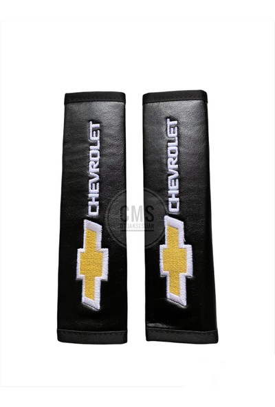 Cms Chevrolet Deri Emniyet Kılıfı Siyah - Chevrolet Deri Kemer Pedi