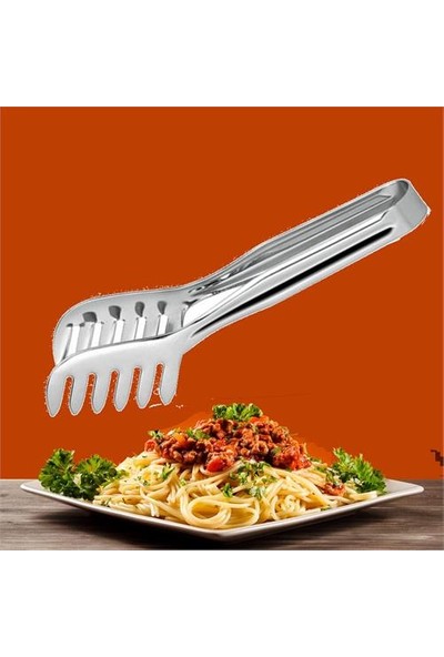 Homecare 12+2 Adet Heron Makarna Spagetti Erişte Maşası Paslanmaz Çelik 716469