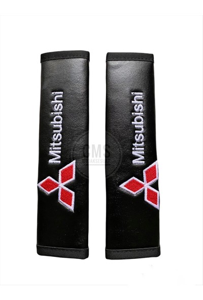 Cms Mıtsubıshı Deri Emniyet Kılıfı Siyah - Mitsubishi Deri Kemer Pedi