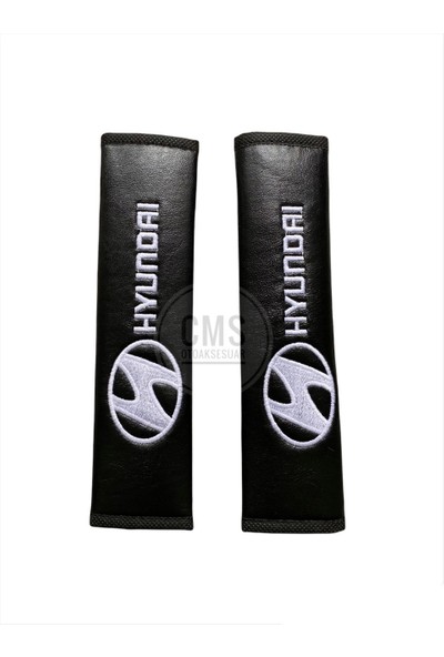 Cms Hyundaı Deri Emniyet Kılıfı Siyah - Hyundaı Deri Kemer Pedi