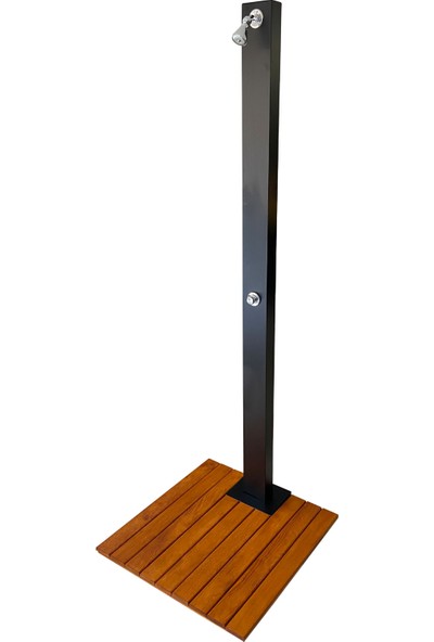 Efesteel Bahçe Havuz Duşu Ahşap Tablalı