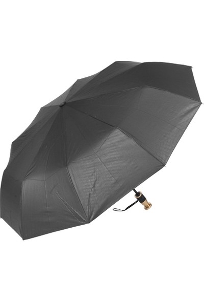 Marlux Siyah Desenli Rolls Royce Gold Saplı Ultra Lüks Premium Şemsiye M21MAR1021R003