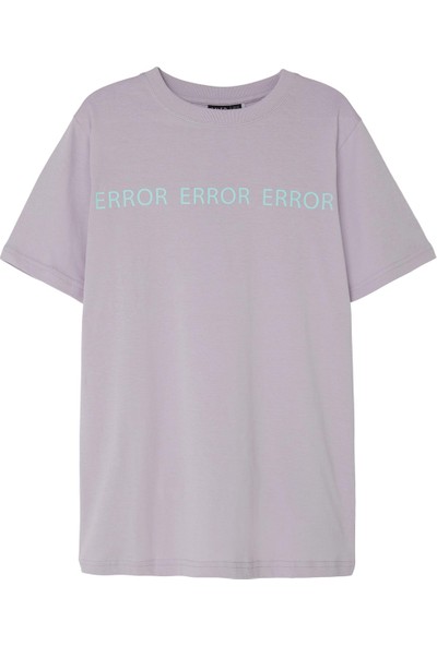 Lmtd Bisiklet Yaka Baskılı Lila Erkek Çocuk T-Shirt - 13203440 Lmtd Bisiklet Yaka Baskılı Lila Erkek Çocuk T-Shirt - 13203440