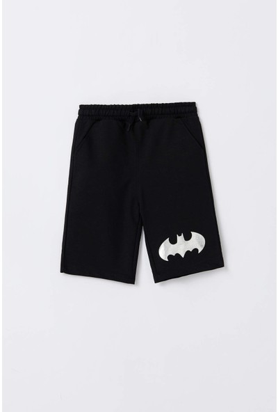 DeFacto Erkek Çocuk Defacto Fit Regular Fit Batman Lisanslı Esnek Belli Bermuda Şort U7017A621SM DeFacto Erkek Çocuk Defacto Fit Regular Fit Batman Lisanslı Esnek Belli Bermuda Şort U7017A621SM