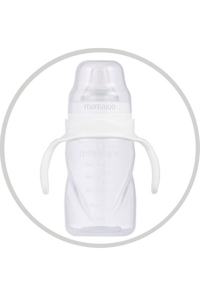 Mamajoo Kulplu Eğitici Bardak 160 ml & Anti Kolik Bardak Ucu Şeffaf Mamajoo Kulplu Eğitici Bardak 160 ml & Anti Kolik Bardak Ucu Şeffaf