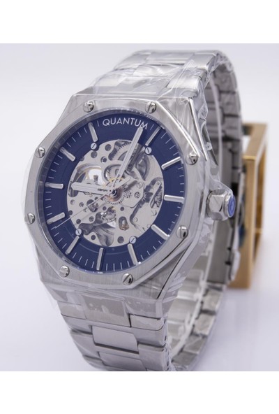 Quantum LKS998.390 Otomatik Mekanizma Çelik Kordon Erkek Kol Saati