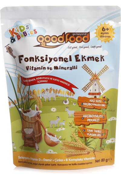 Good Food Fonksiyonel Ekmek 80 gr Good Food Fonksiyonel Ekmek 80 gr