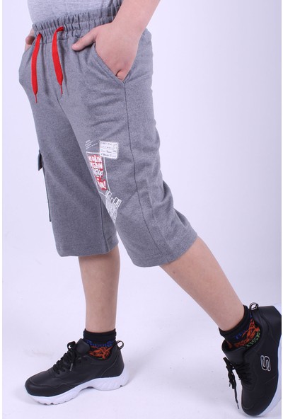 Fyk Kids Erkek Çocuk Nopain Yazı Baskılı Kargo Cepli Kapri Fyk Kids Erkek Çocuk Nopain Yazı Baskılı Kargo Cepli Kapri