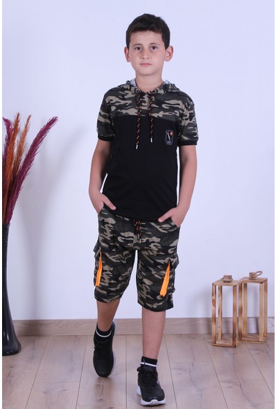 Fyk Kids Kamufulaj Desenli Erkek Çocuk Alt Üst Takımı