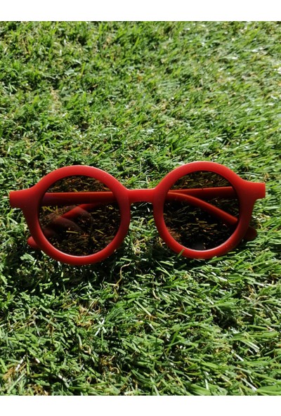 Egm Iskandinav UV400 Korumalı Bebek-Çocuk Güneş Gözlüğü(Kırmızı-Mat)