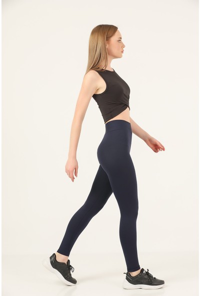 Damra Kadın Siyah Yüksek Bel Toparlayıcı Çelik Örme Düztayt