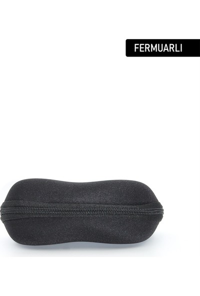 By Marine Fermuarlı Gözlük Kılıfı Siyah