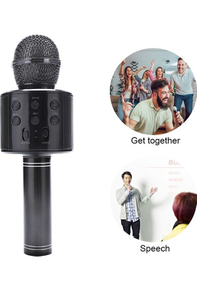 Adaman Kareoke Bluetooth Mikrofon Spekar Hoparlör Adaman Kareoke Bluetooth Mikrofon Spekar Hoparlör