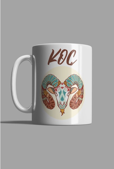 Bahf Mug - Koç Burcu Porselen Kupa Bardak Bahf Mug - Koç Burcu Porselen Kupa Bardak