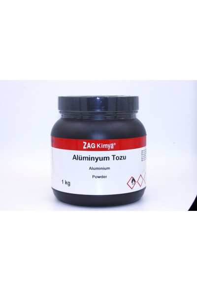 Zag Kimya Alüminyum Tozu 0-150 Μm Toz, Chem Pure 1kg