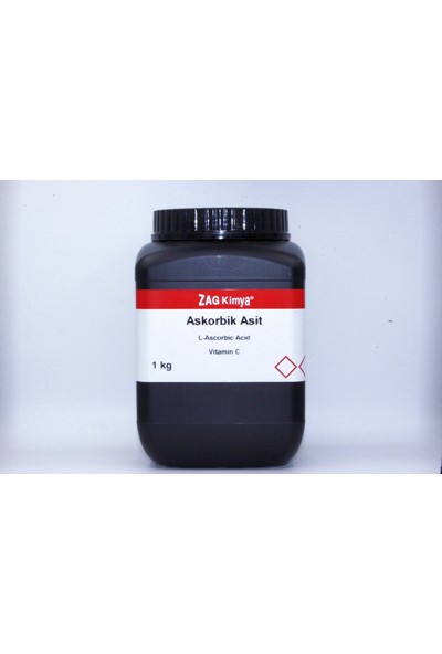Zag Kimya Askorbik Asit Vitamin C %99 Food Grade 1kg Zag Kimya Askorbik Asit Vitamin C %99 Food Grade 1kg