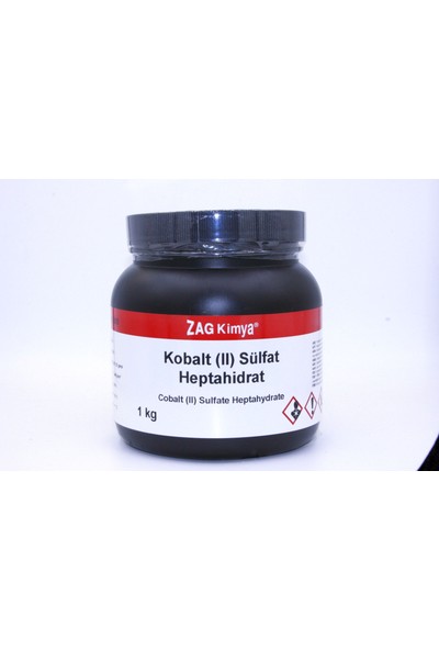 Zag Kimya Kobalt Sülfat Heptahidrat 1kg