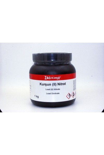 Zag Kimya Kurşun Nitrat %98 Chem Pure 1kg Zag Kimya Kurşun Nitrat %98 Chem Pure 1kg