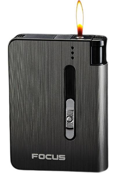 Taşınabilir Otomatik Sigara Tabakası Metal Sigara Kutuları 10 Adet Sigaralık Kılıf Yok Çakmak Gadget Taşınabilir Otomatik Sigara Tabakası Metal Sigara Kutuları 10 Adet Sigaralık Kılıf Yok Çakmak Gadget