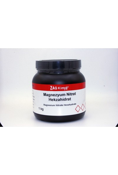 Zag Kimya Magnezyum Nitrat Chem Pure 1kg Zag Kimya Magnezyum Nitrat Chem Pure 1kg