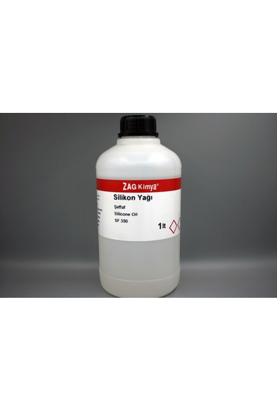 Zag Kimya Silikon Yağı Şeffaf Sf 350 1lt Zag Kimya Silikon Yağı Şeffaf Sf 350 1lt
