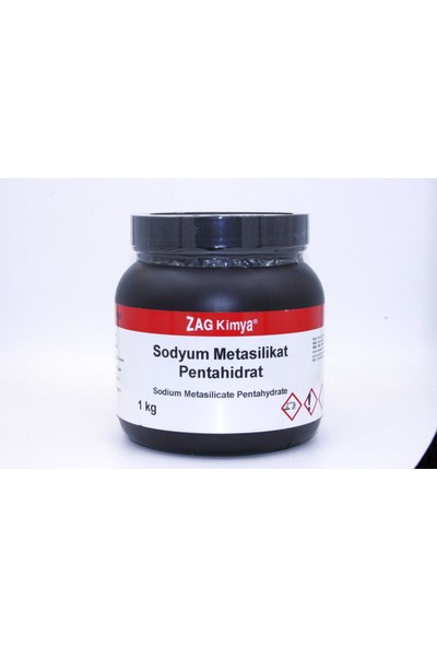 Zag Kimya Sodyum Metasilikat Pentahidrat, Chem Pure 1kg Zag Kimya Sodyum Metasilikat Pentahidrat, Chem Pure 1kg