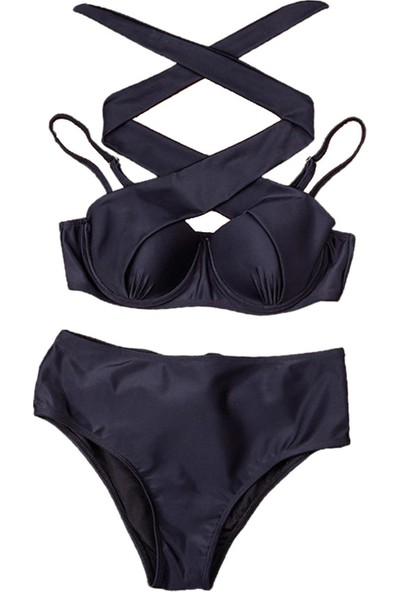 Bayan Bikini Seti Push Up Halter Sutyen Mayo Parti Mayo Beachwear L(Yurt Dışından) Bayan Bikini Seti Push Up Halter Sutyen Mayo Parti Mayo Beachwear L(Yurt Dışından)