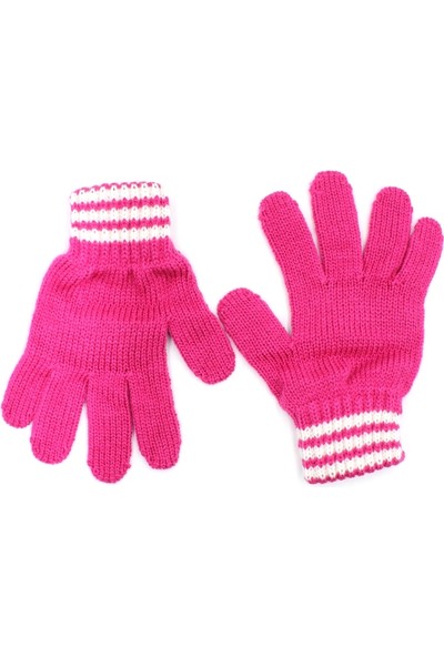 Cappello Triko Fuşya Kız Çocuk Eldiven 3-7 Yaş CAPKCELR03 Cappello Triko Fuşya Kız Çocuk Eldiven 3-7 Yaş CAPKCELR03