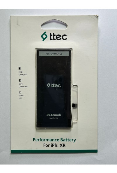 Ttec Performance Pro Batarya iPhone Xr (2942 Mah) Melodi Ttec Performance Pro Batarya iPhone Xr (2942 Mah) Melodi