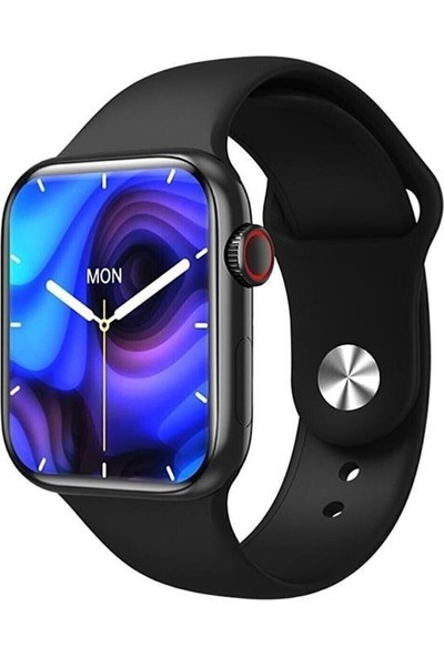Torima HW56 Plus Siyah 7 Akıllı Saat Wireless Charging Çift Buton Aktif Her Telefona Uyumlu Torima HW56 Plus Siyah 7 Akıllı Saat Wireless Charging Çift Buton Aktif Her Telefona Uyumlu