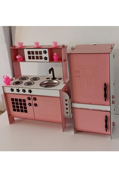 Ahşap Oyuncak Mutfak Sepetli Takım Ahşap Oyuncak Mutfak Sepetli Takım