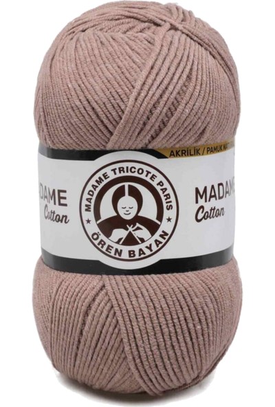 BYR Madame Cotton El Örgü Ipi Yünü 100 gr 057 Açık Kahve