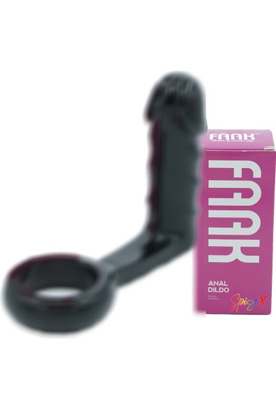 Spicyx 13CM Anal Plug Tıkaç Dildo ve Penis Halkası Çok Özel Tasarım Siyah Spicyx 13CM Anal Plug Tıkaç Dildo ve Penis Halkası Çok Özel Tasarım Siyah