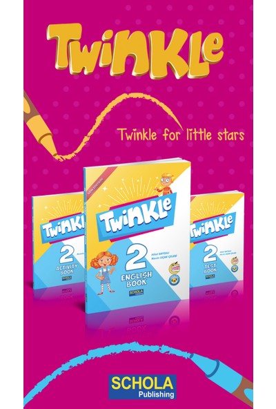 Schola Publishing Yayıncılık 2. Sınıf Twinkle English Book+Activity Book+Testbook Schola Publishing Yayıncılık 2. Sınıf Twinkle English Book+Activity Book+Testbook