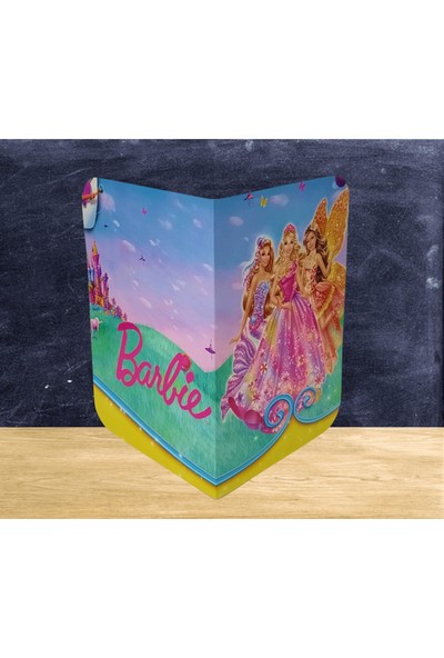 Elux Klasik Karne Kabı Kılıfı Düz Kesim 1 Adet Barbie