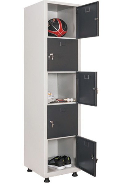 Bahar Çelik 5 Gözlü Öğretmen Dolabı