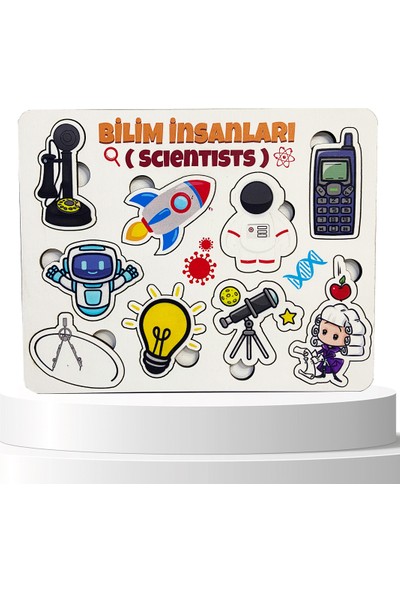 Moon Beavers Bilim Insanları - 1 Eğitici Öğretici Geliştirici Okula (Fen Bilimleri) Katkı Sağlayan Ahşap Sağlıklı Oyuncak Moon Beavers Bilim Insanları - 1 Eğitici Öğretici Geliştirici Okula (Fen Bilimleri) Katkı Sağlayan Ahşap Sağlıklı Oyuncak