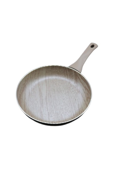 Zembu Teflon Tava Ahşap Desenli 24 cm Zembu Teflon Tava Ahşap Desenli 24 cm