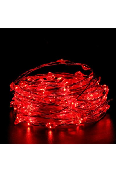 Ddtrend Peri LED 3 Metre Çok Amaçlı Dekoratif Pilli Aydınlatma Kırmızı Işık Ddtrend Peri LED 3 Metre Çok Amaçlı Dekoratif Pilli Aydınlatma Kırmızı Işık